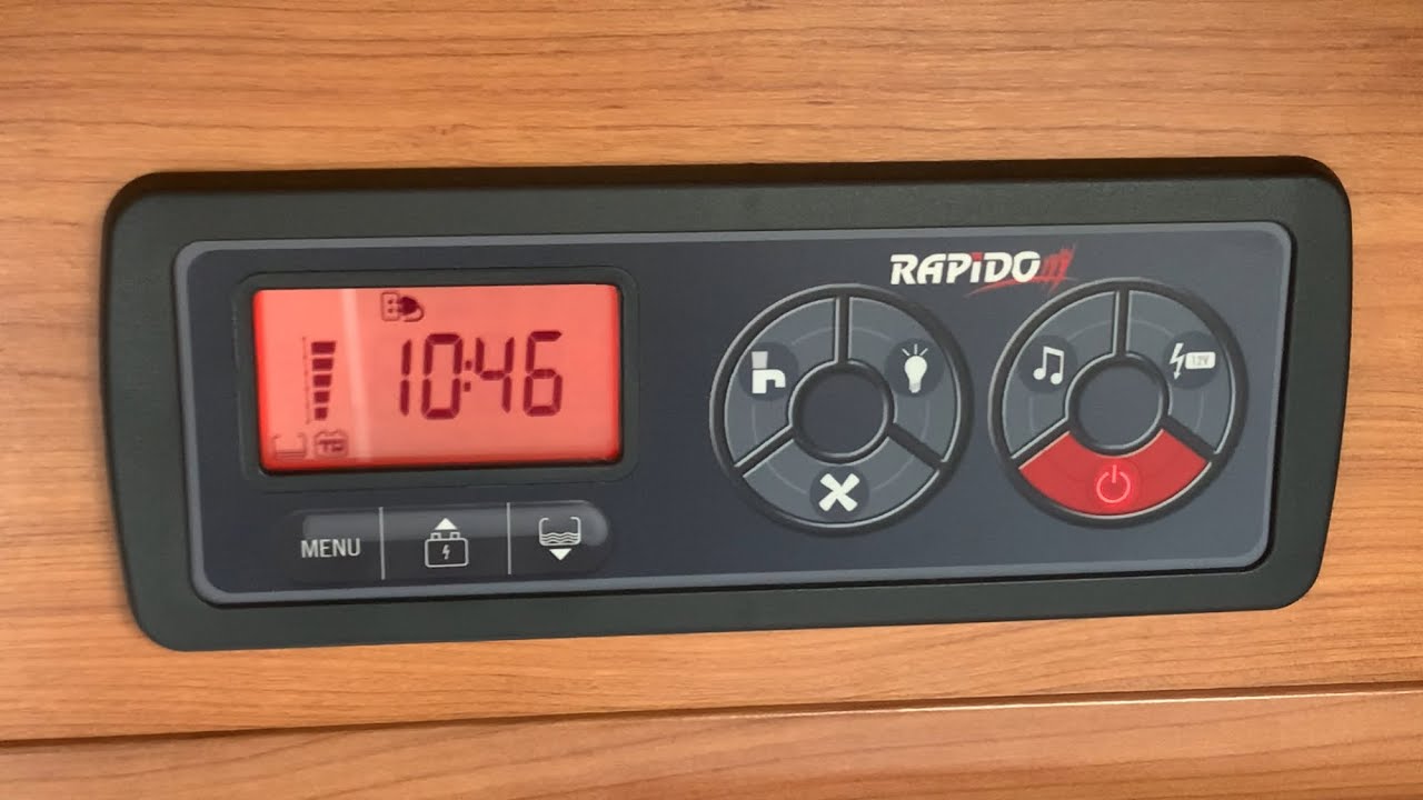 How to use the Rapido CBE PC220 Control Panel - YouTube