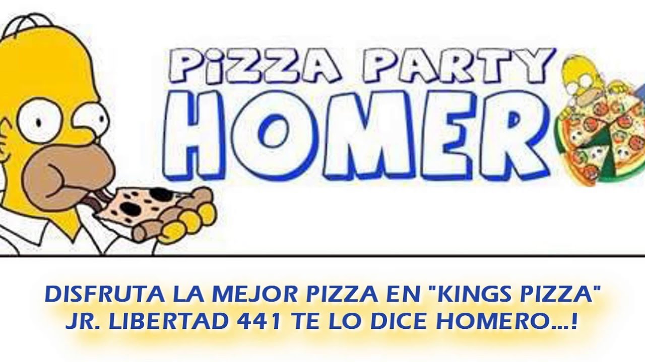 HOMERO y Kings Pizza 2014 - YouTube