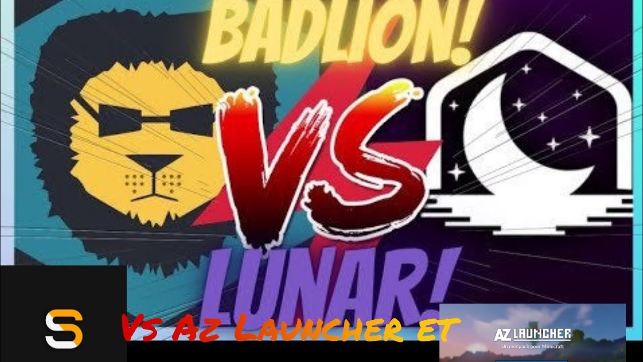 Je test tous les launchers Minecraft ! Comparaison Lunar ,Badlion ...