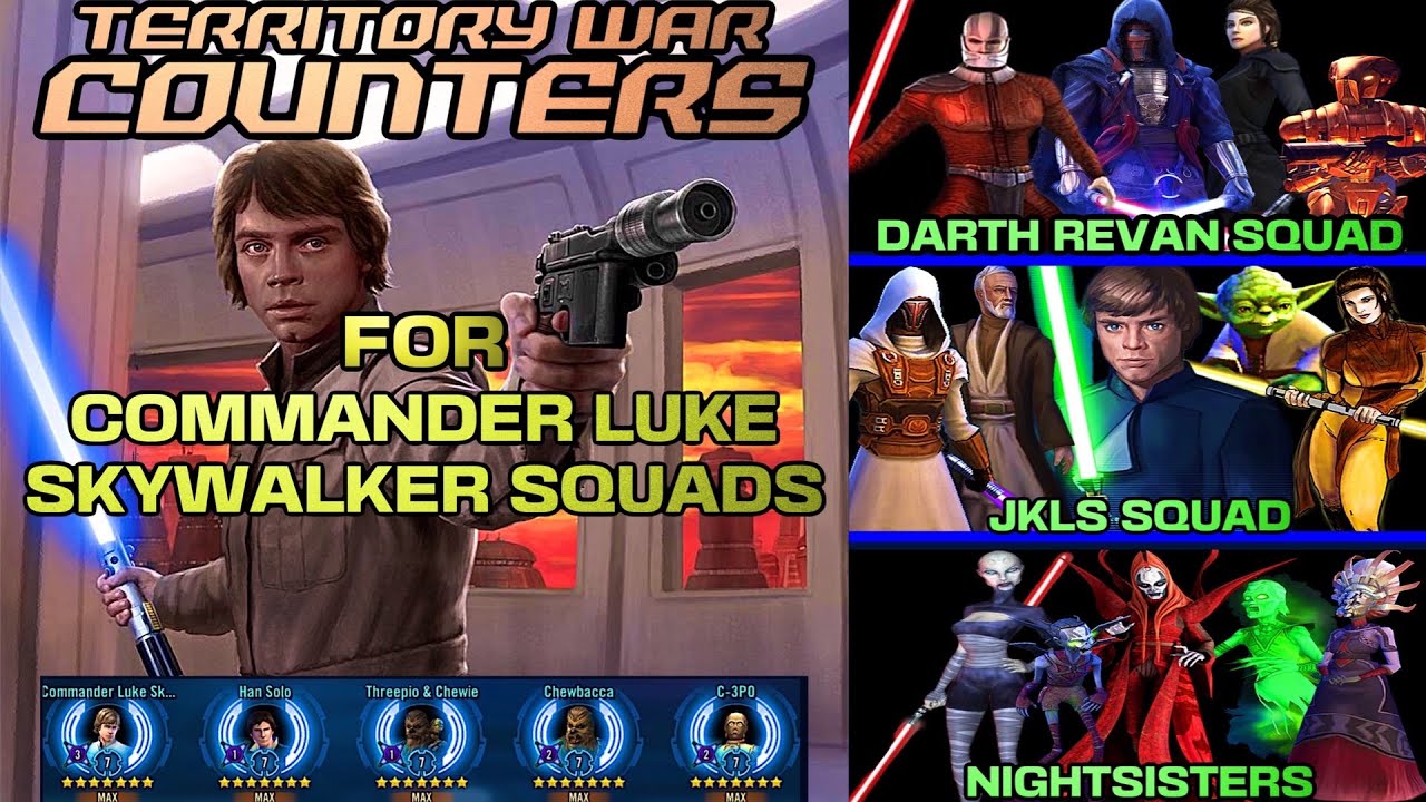 [5v5] CLS SQUAD COUNTERS w/DARTH REVAN SQUAD/JKLS SQUAD/NIGHTSISTERS ...