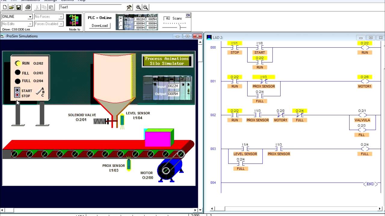 logixpro ejercicio de silo sencillo 2016 // LogixPro simple exercise ...