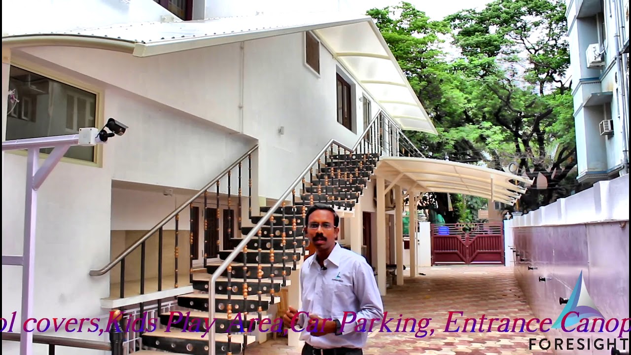 Entrance Canopy Project - Foresight chennai - YouTube