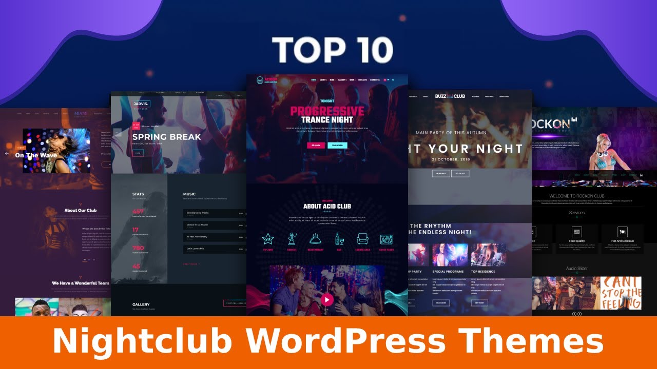 Top 10 Nightclub WordPress Themes | Best WordPress Themes For ...
