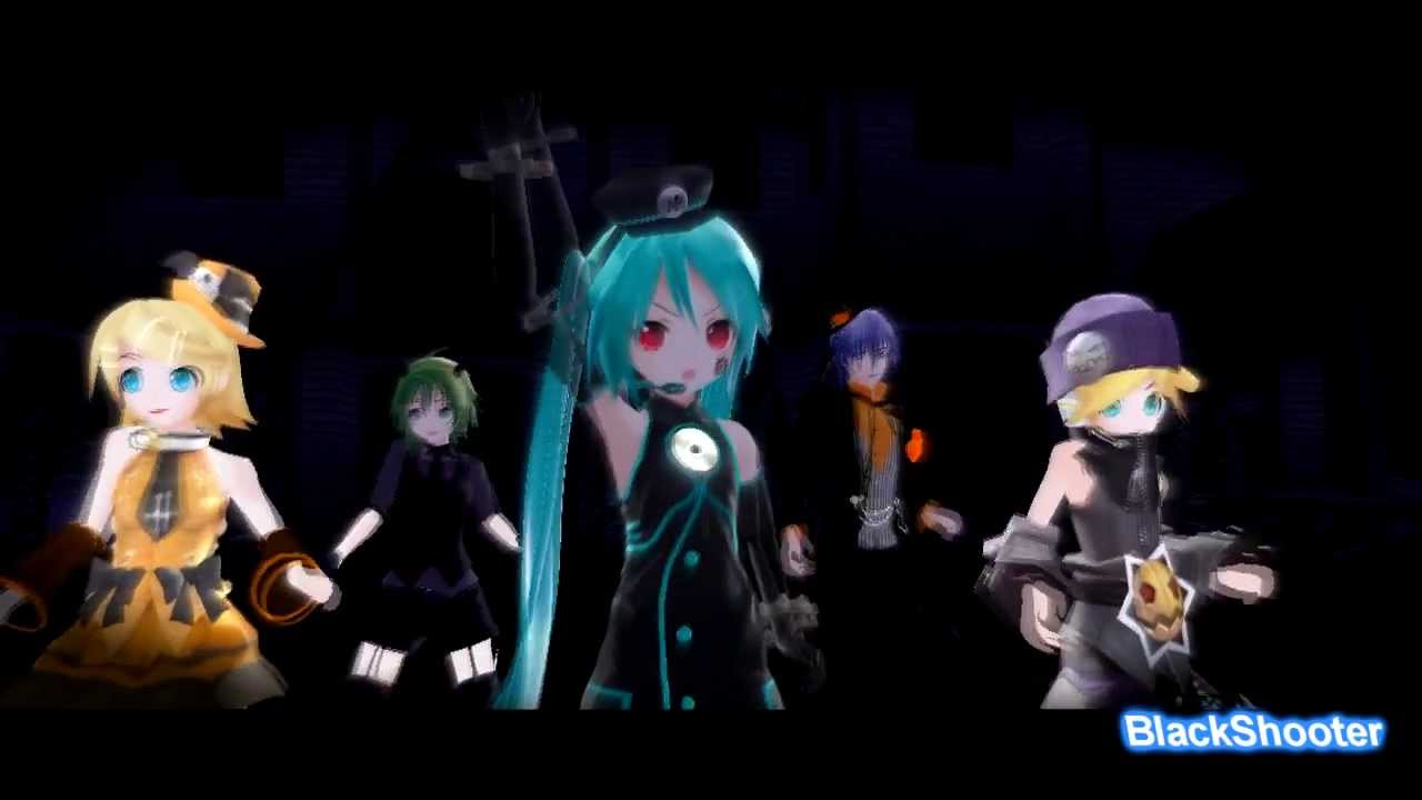 Miku Kaito Len Gumi Rin thriller MMD - YouTube