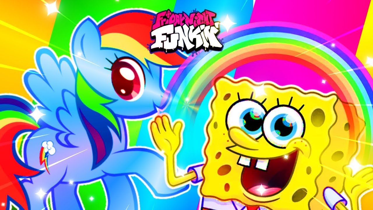 Friday Night Funkin' 🧽SpongeBob VS 🦄My lLittle Pony (Spongebob) (My ...