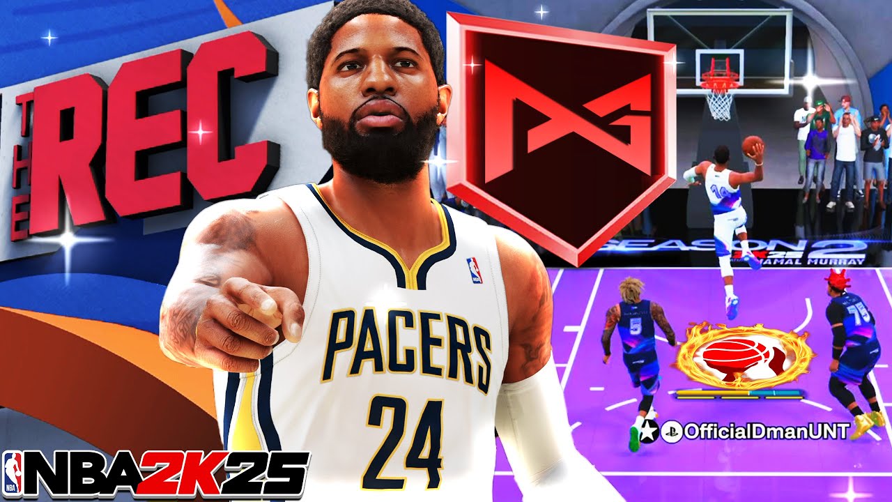 This 6'8 Paul George Build Is DOMINATING The Rec on NBA 2K25 - YouTube