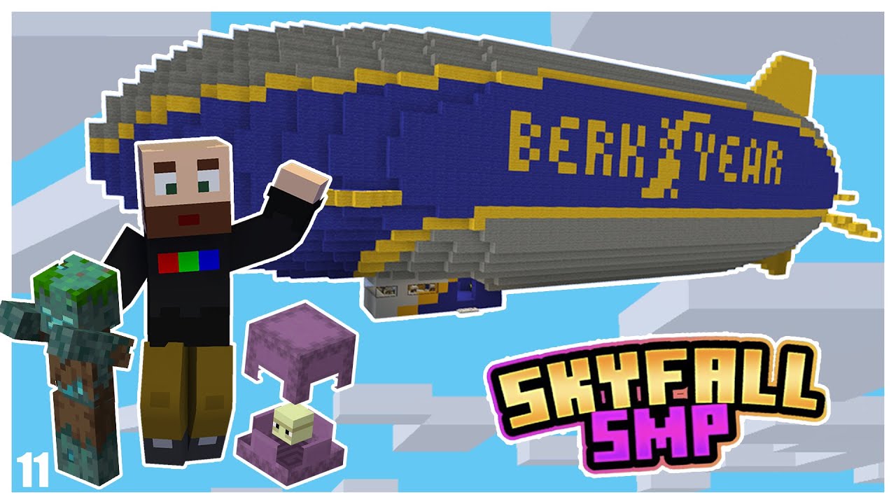 Building Berkyear Blimp + Finishing a Shulker and Copper Farm in ...