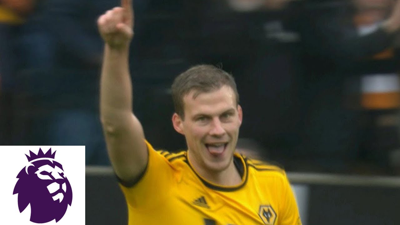 Ryan Bennett wins a header to double Wolves' lead v. Leicester City ...