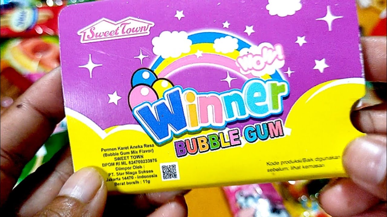 How to Open Some Lots of Candies, Winner Bubble Gum- Elta ASMR #424 ...