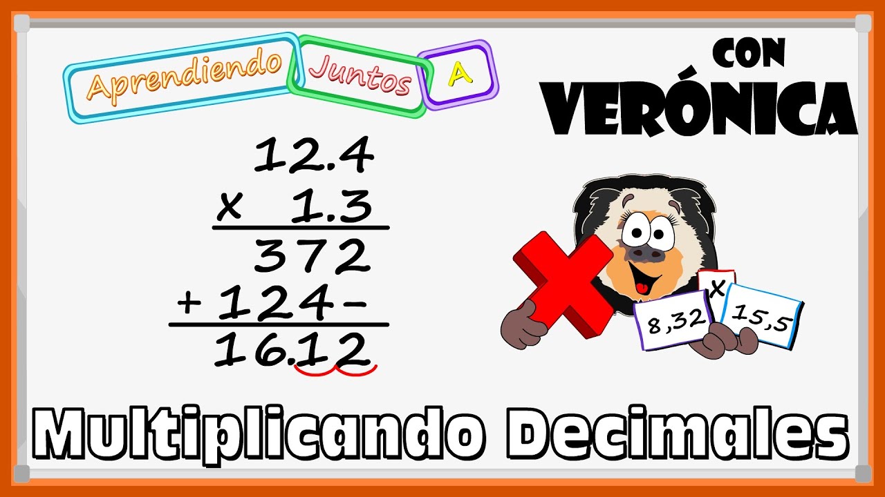 Multiplicando Decimales, explicado con claridad. #matemática #parati ...