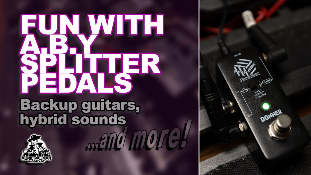 Fun with Guitar Pedals: Donner ABY Splitter - YouTube