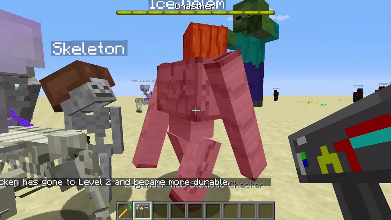 Mob training, engender mod - YouTube