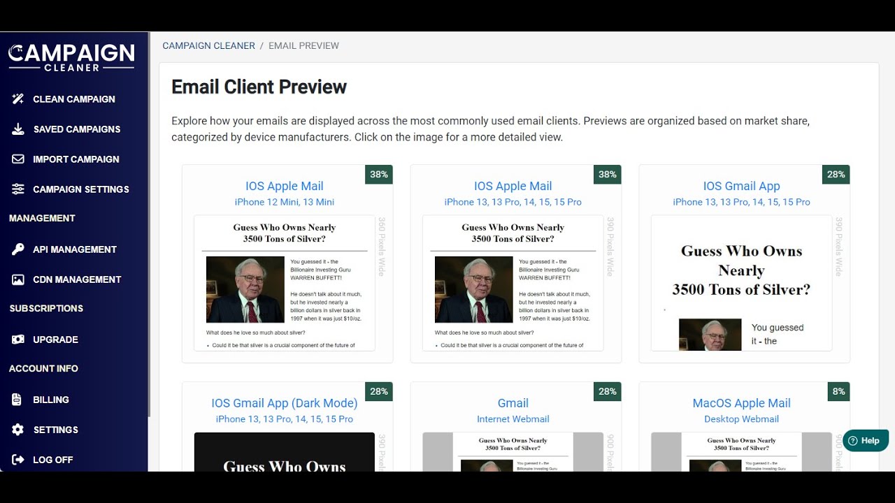 Email Client Inbox Previews - YouTube