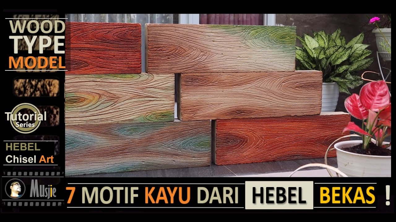 DIY – Dekorasi Dinding Tembok Motif Kayu dari Hebel Bekas (Wood Type ...