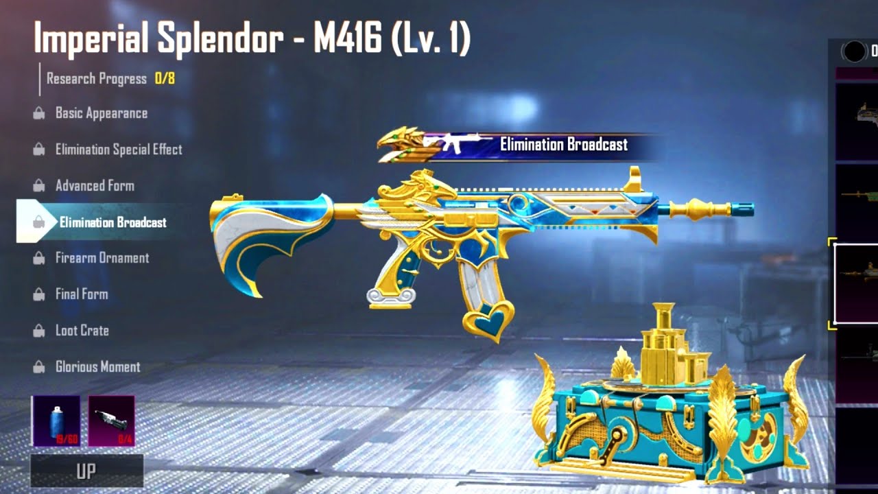 UPCOMING BGMI M416 UPGRADABLE SKIN | IMPERIAL SPLENDOR M416 #bgmi # ...