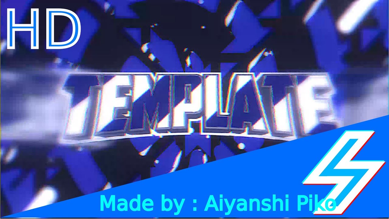 EPIC 2D RED & DARK RED INTRO TEMPLATE ! - AIYANSHI PIKO - YouTube