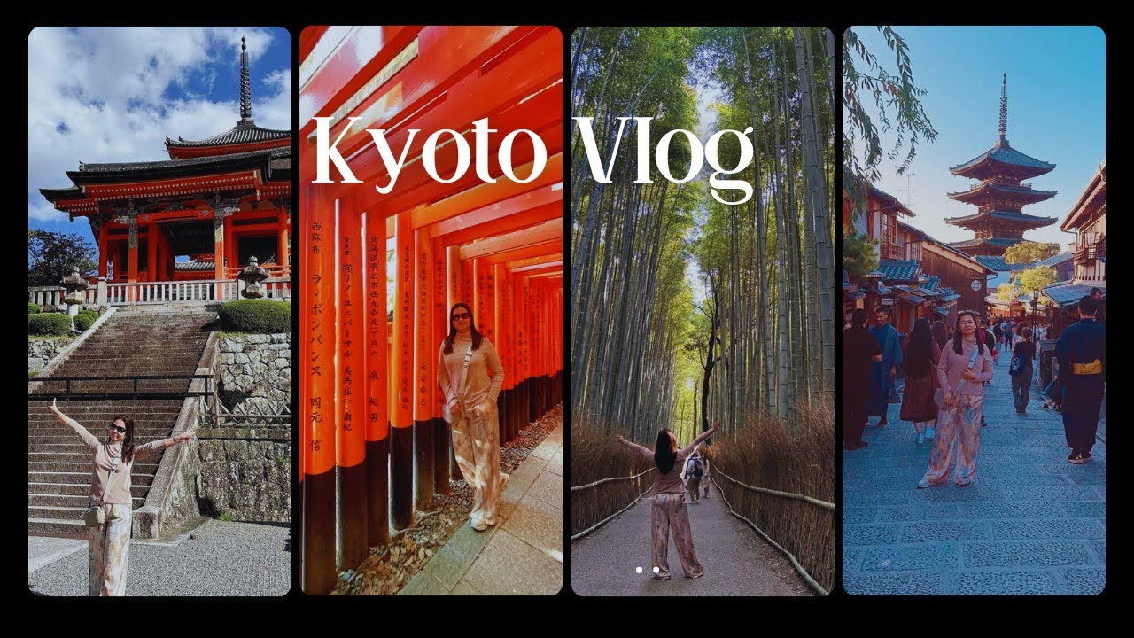 Exploring Kyoto 🇯🇵 - loving this place I Joy - Vibes Vlog - YouTube