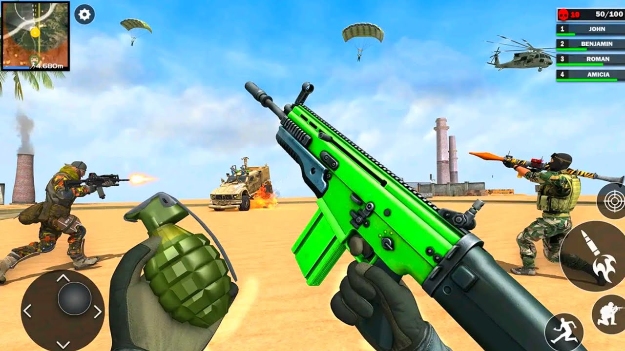 FPS Shooting Attack - Boss Battle - Android Gameplay #4 - YouTube