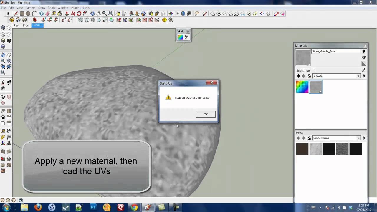 Box Mapping using SketchUV - YouTube