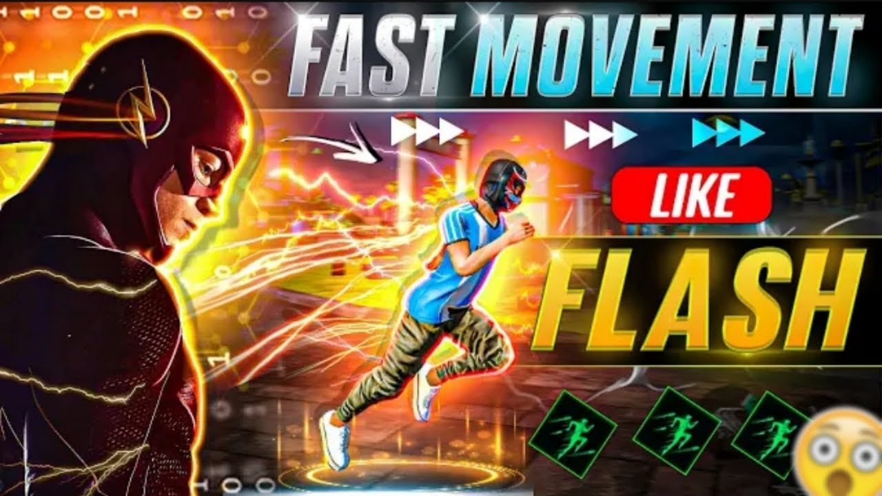 Fast Movement Speed Like Flash 💥| How To Increase Movement Speed In ...