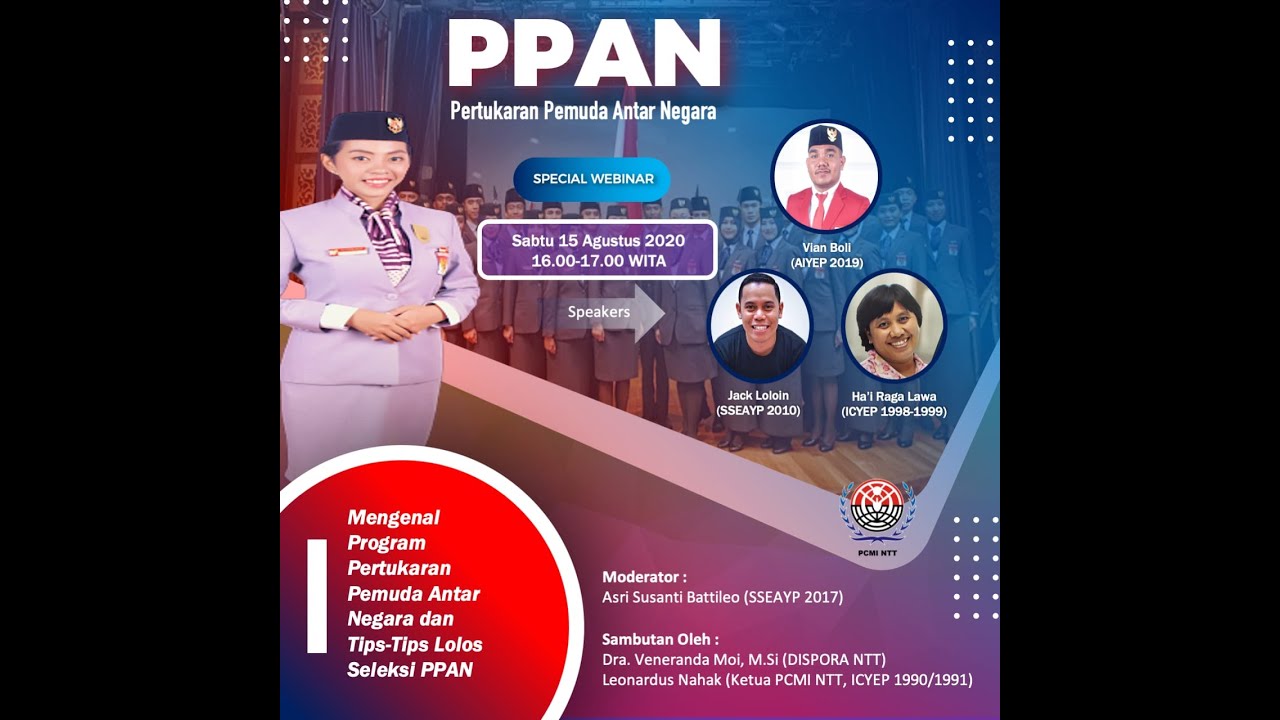 Webinar Mengenal Program Pertukaran Pemuda Antar Negara (PPAN) dan Tips ...