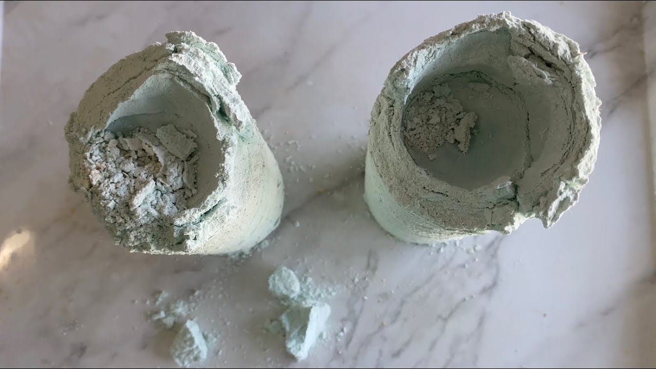Comet Corn Starch Cylinders | Powdery ASMR | Oddly Satisfying - YouTube