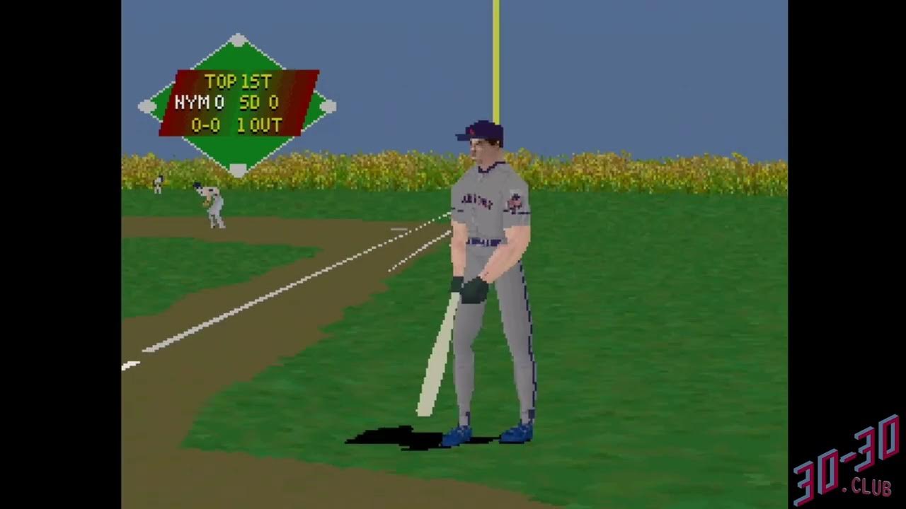 VR Baseball '97 (PS1) - Field of Dreams Gameplay - YouTube