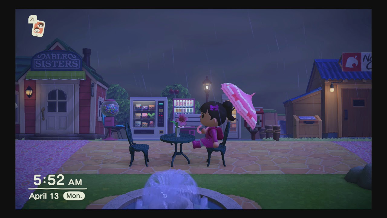 Animal Crossing: New Horizons Interlude: Rainy 5AM Morning - YouTube