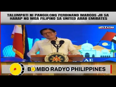 Talumpati ni Pangulong Ferdinand Marcos Jr sa harap ng mga Filipino sa ...