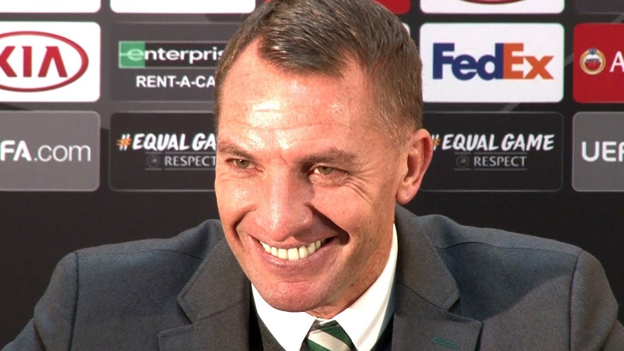 Celtic 0-2 Valencia - Brendan Rodgers Post Match Press Conference ...
