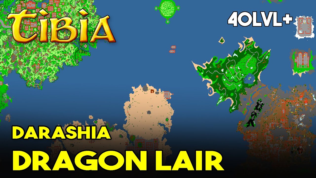DRAGI DARA - Tibia - Darashia Dragon Lair + Life Ring QuestDragon ...