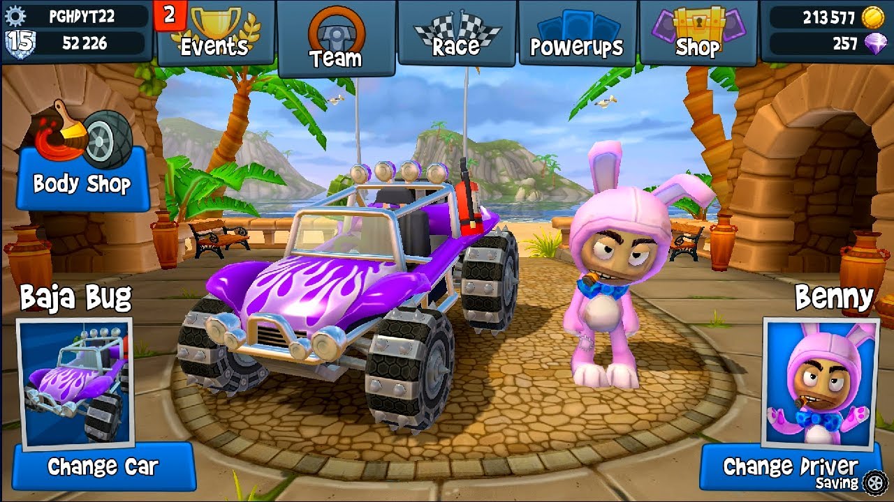 Baja Bug Racing | Benny | Beach Buggy Racing 2 - YouTube