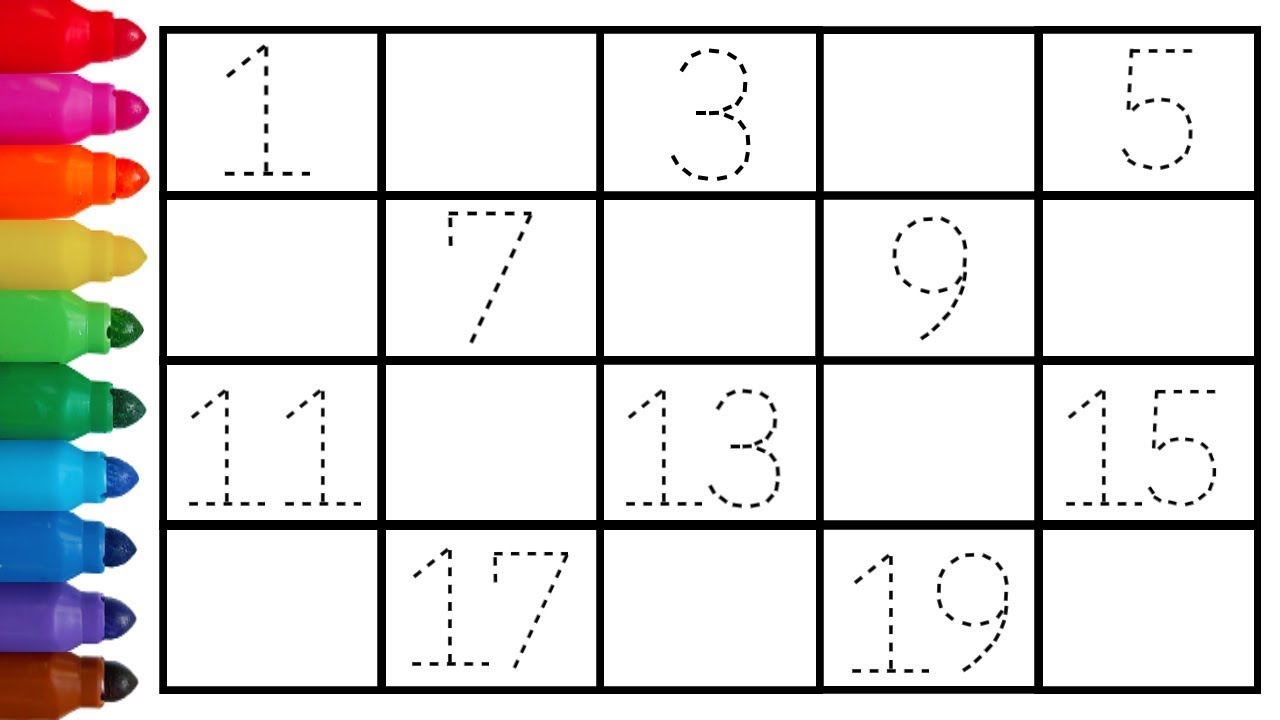 123 Counting | 123 Nursery Rhymes | read and write numbers | 1 to 20 ...