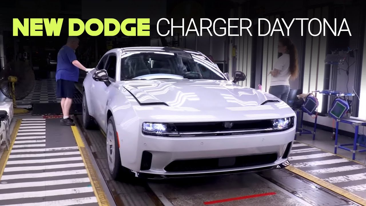 Inside The Factory Building The New Dodge Charger Daytona - YouTube