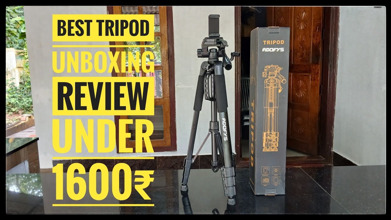 Best tripod unboxing review under 1600rs - YouTube