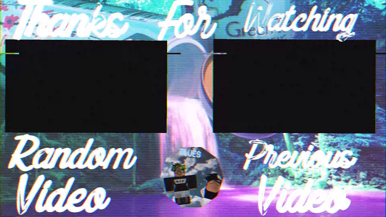 New outro || BLUES Chill Aesthetic Outro - YouTube