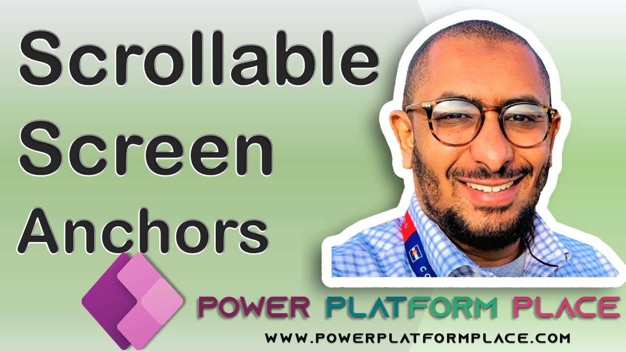 Create Anchors From A Menu In A Scrollable Screen In Canvas Powerapps Youtube