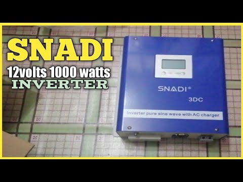 Unboxing SNADI 12V 1KW Power Inverter for my Solar Power System Upgrade ...