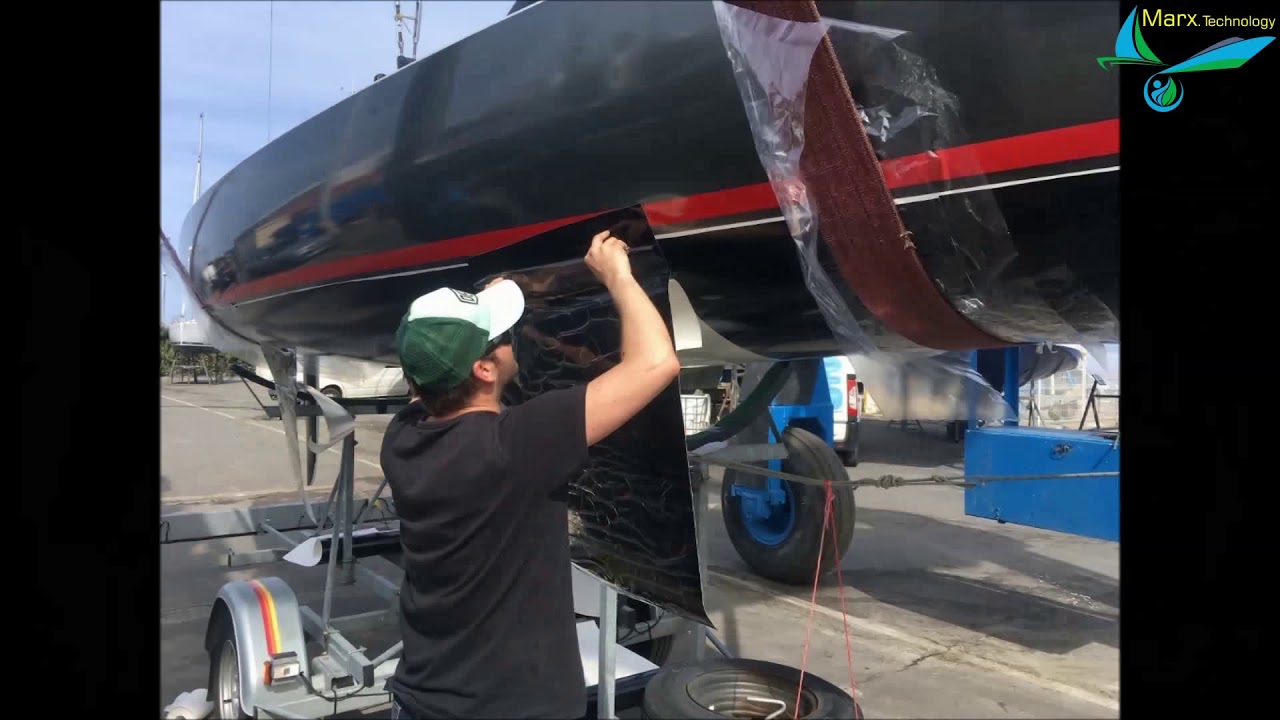 Antifouling foil performance MacGlide Mactac Marx Technology (english) - YouTube