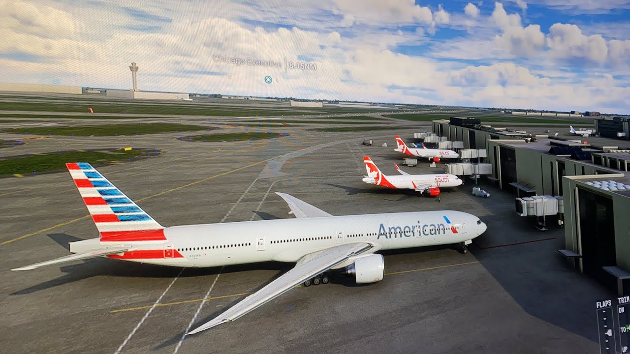 BOEING 777 | Chicago - New York I Full Flight | Live Weather I MSFS ...