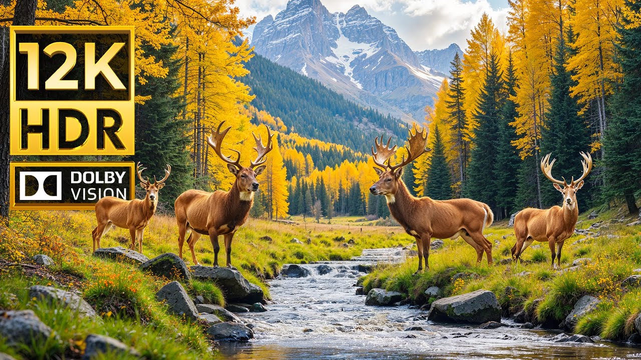 12K HDR 120fps Dolby Vision with Cinematic Sound (Colorfully Dynamic ...