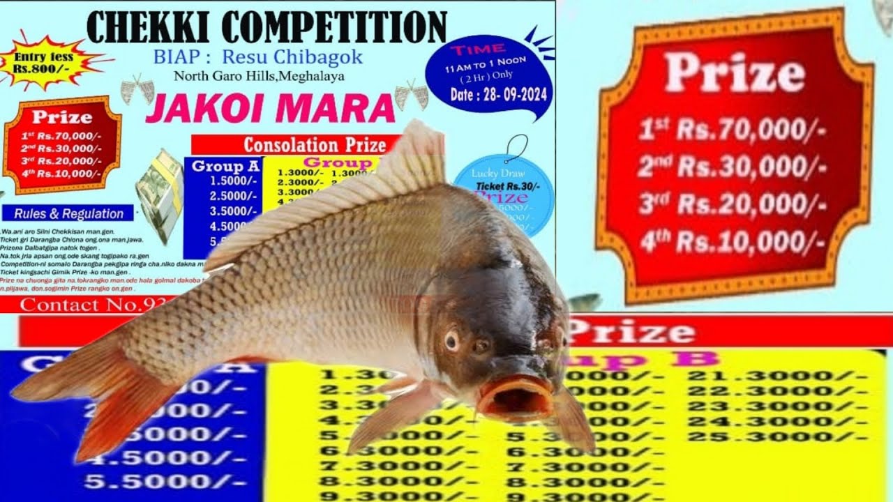 Resu Chibagok chekki competition (28 Sept 2024) Entry frees rs. 800 ...