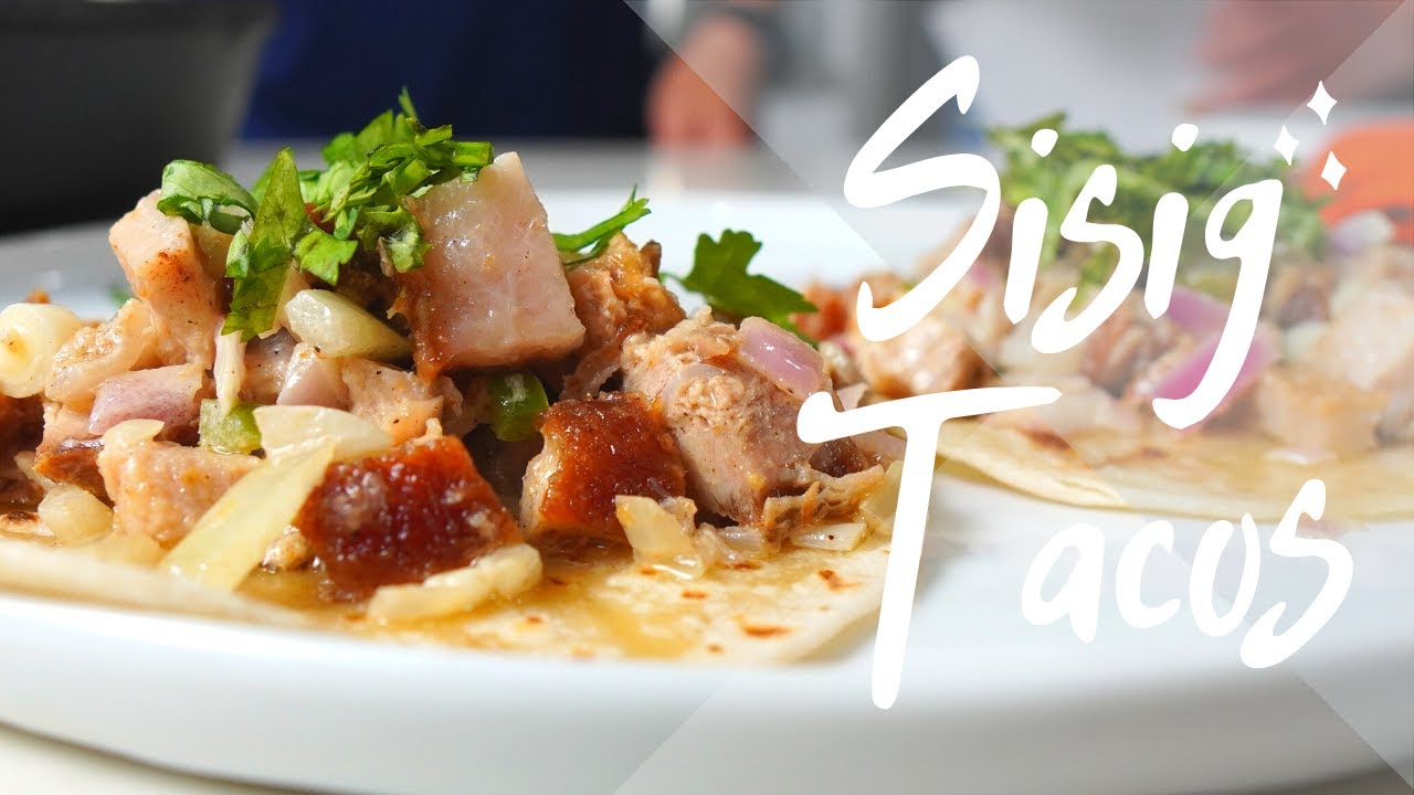 SISIG TACOS 🌮 this is going to be your new PARTY favorite!!! - YouTube