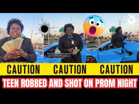 Teen Gets R0BBED and SH0T On PROM NIGHT After Flashing Money 💰