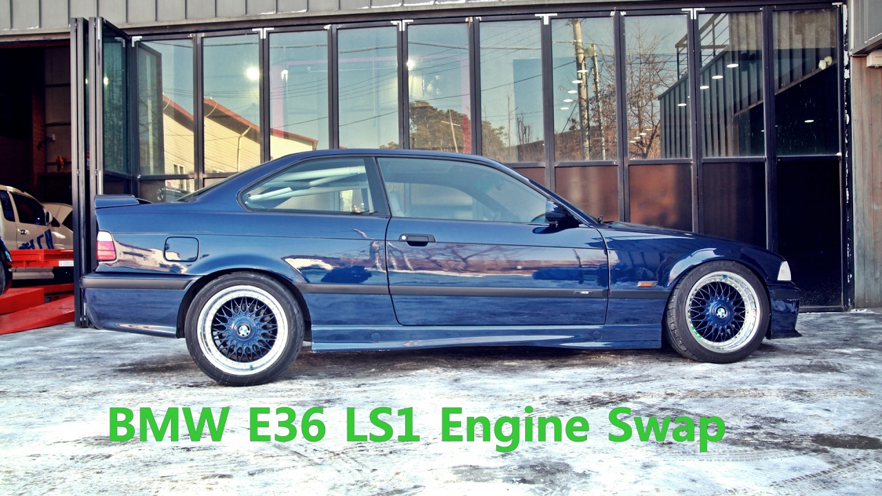 [FLETA MEDIA] BMW E36 Corvette LS1 Engine Swap FIXON (픽슨 E36 콜벳 LS1 엔진 ...