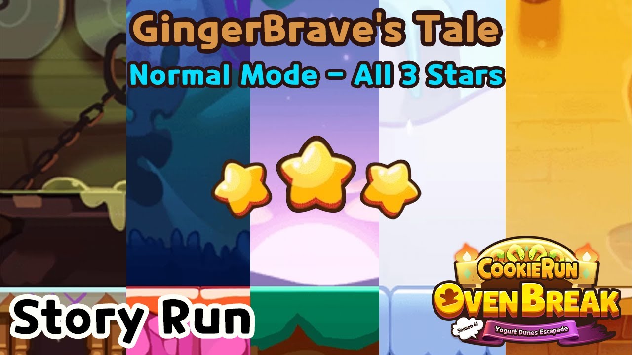 [Cookie Run: OvenBreak] Story Run: GingerBrave’s Tale (Normal Mode ...