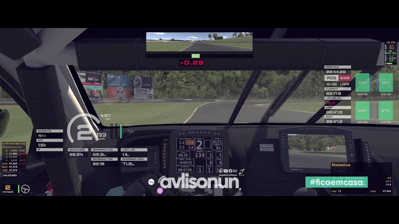 #iRacing - GO Racing - deaf person - simhub (template - assetto corsa ...