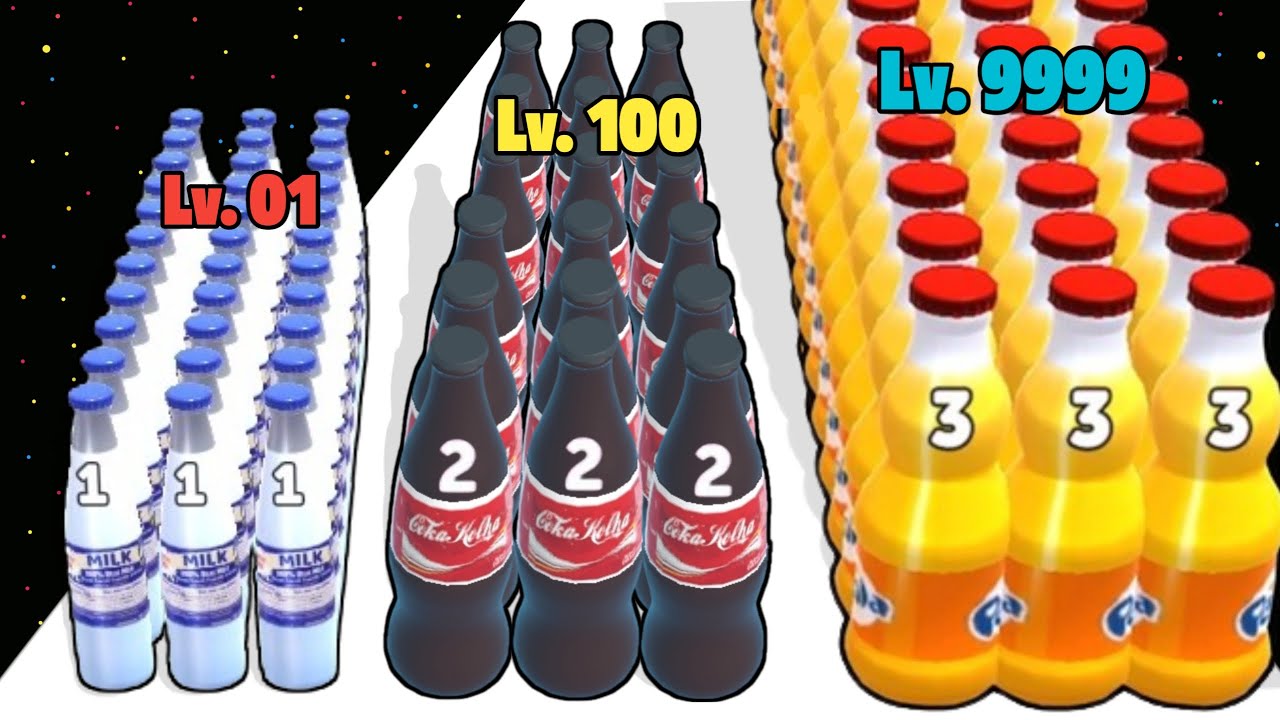 SERVE DRINKS - Level Up Drinks Max Level Gameplay (infinity Colours ...