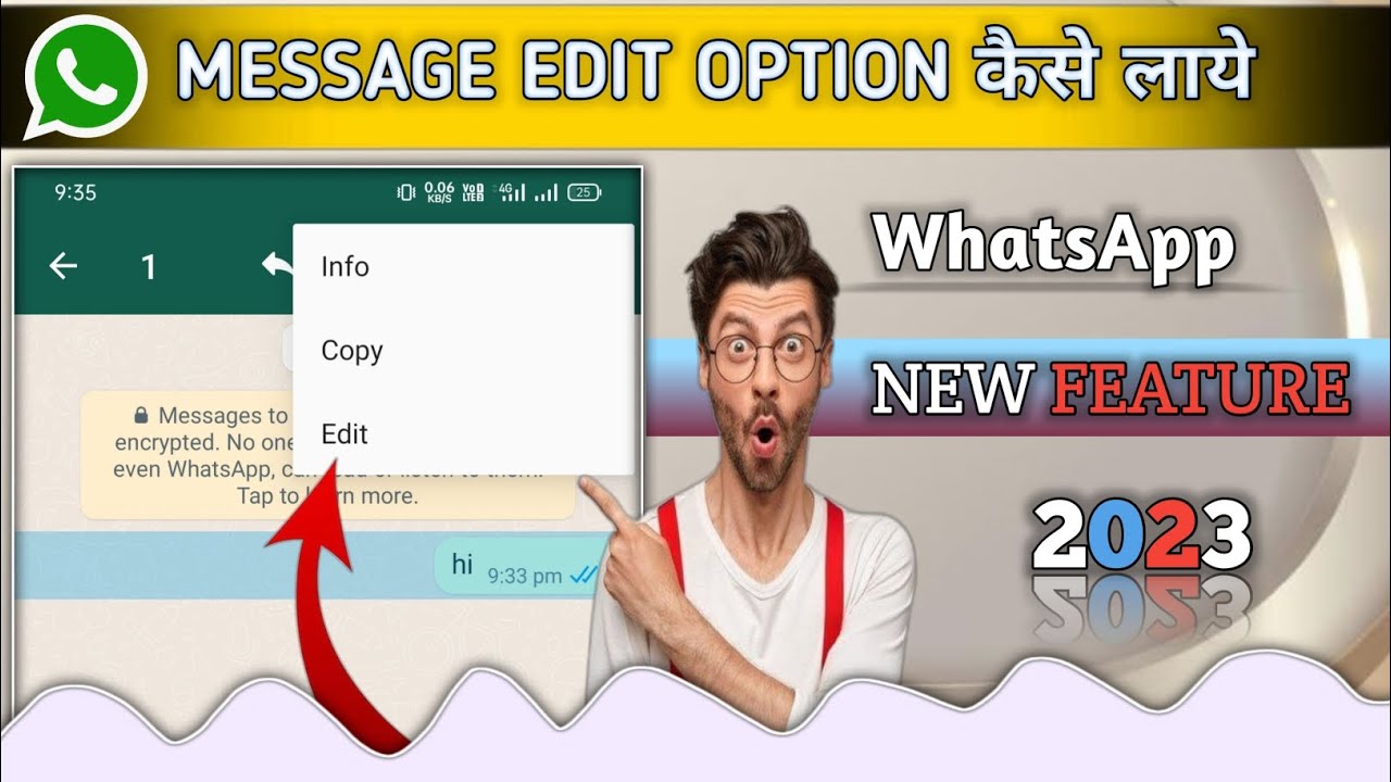 WhatsApp Edit Message For Everyone| How To Edit WhatsApp Message ...