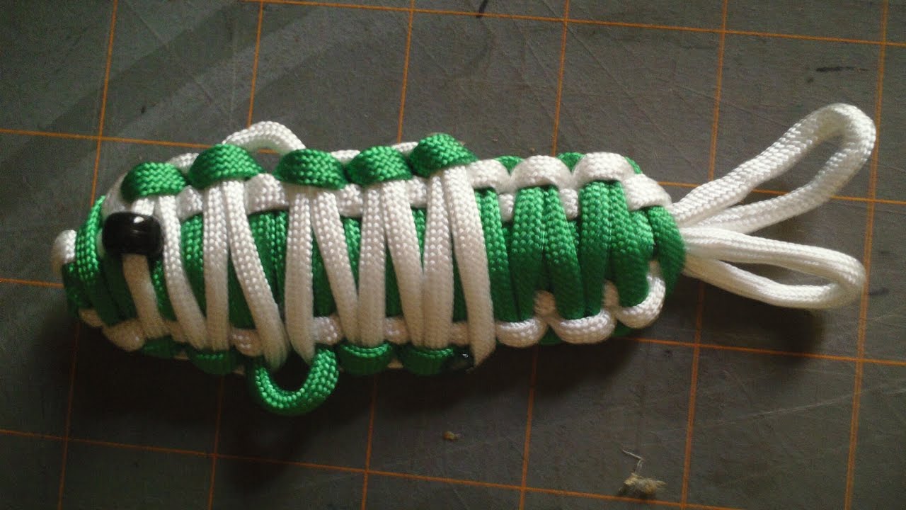 makeing a paracord fish - YouTube